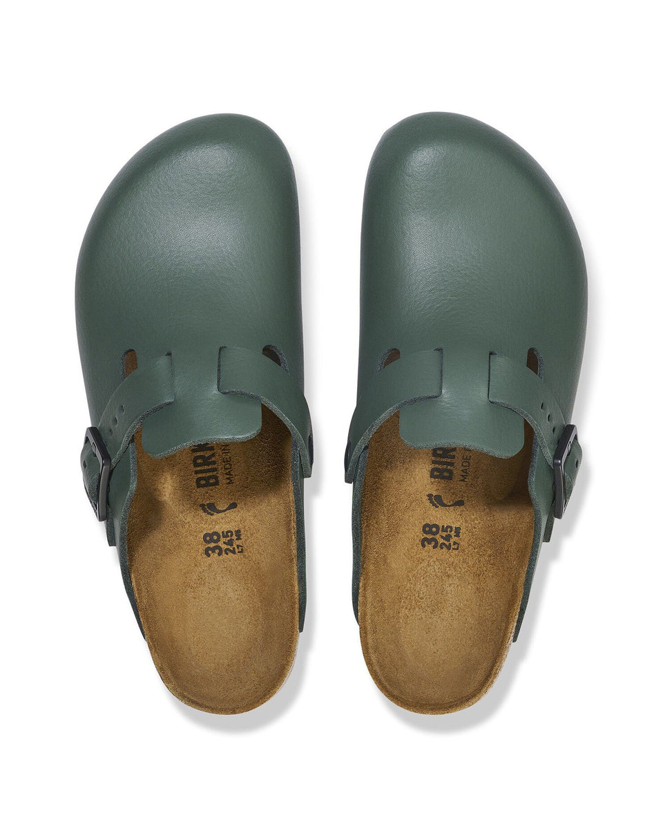 Boston Pro PU Coated Natural Leather (Thyme) – Who Boutique