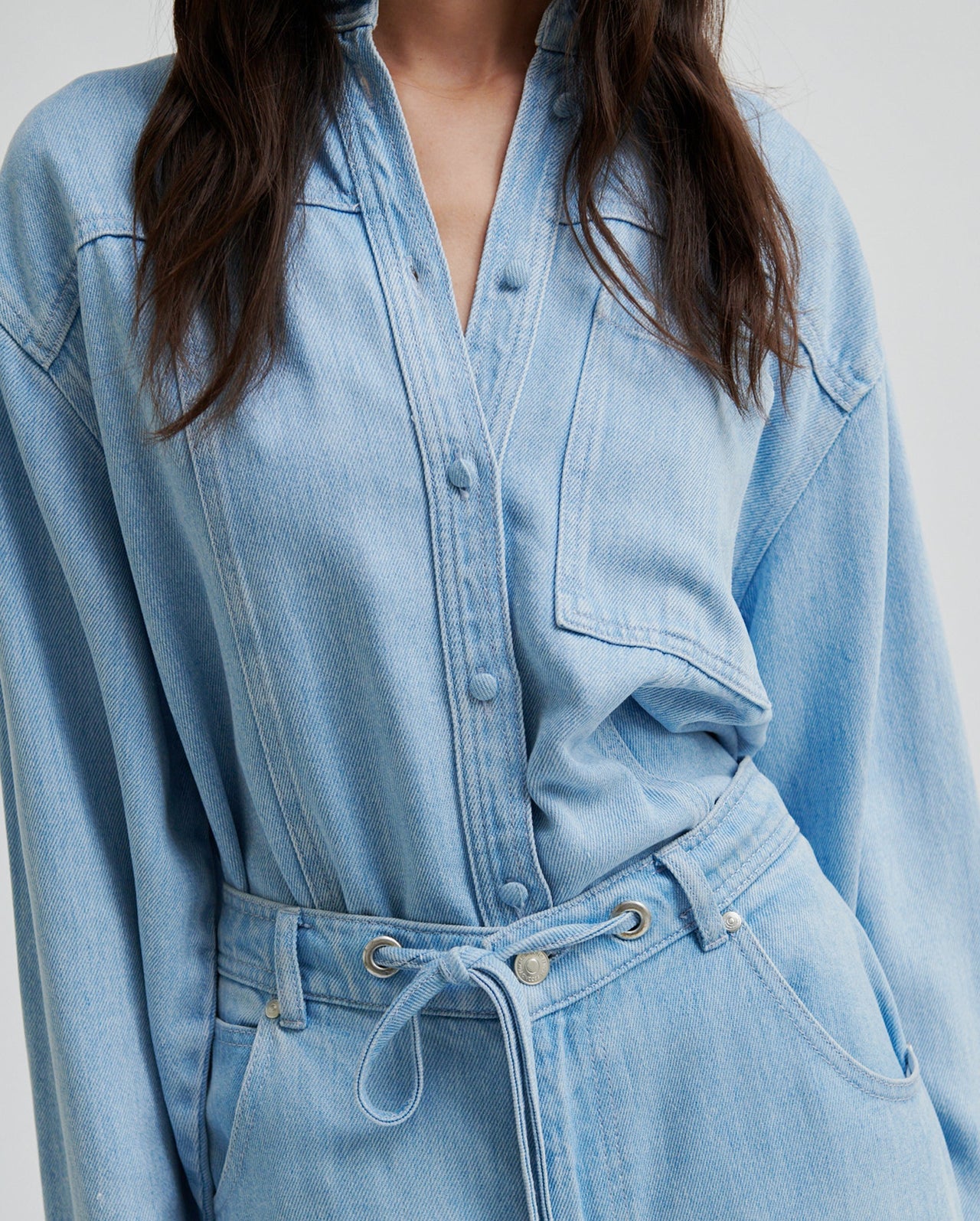 Irvine Denim Jeans (Light Blue Denim) – Who Boutique