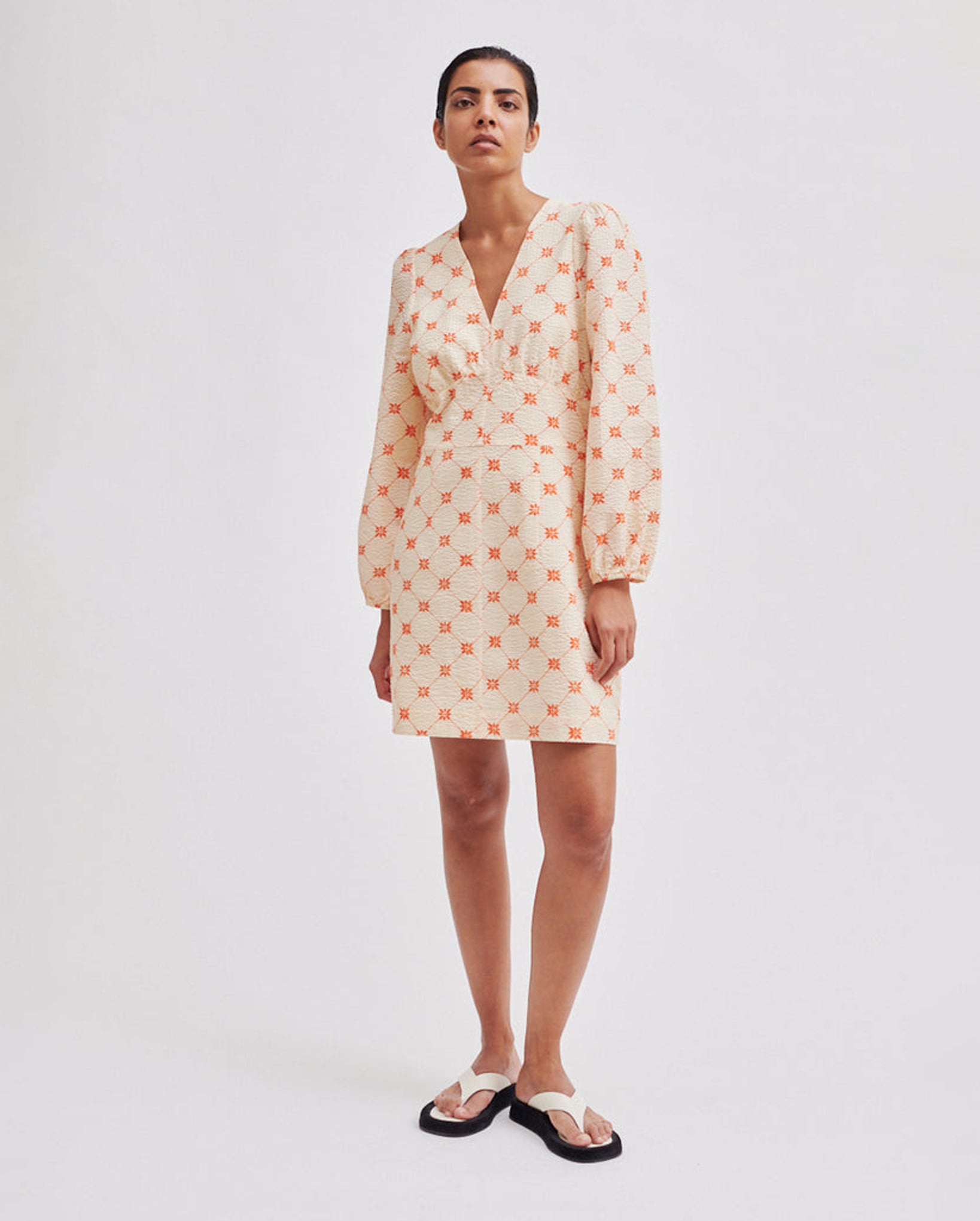Fermo Dress (Dark Chalk) – Who Boutique